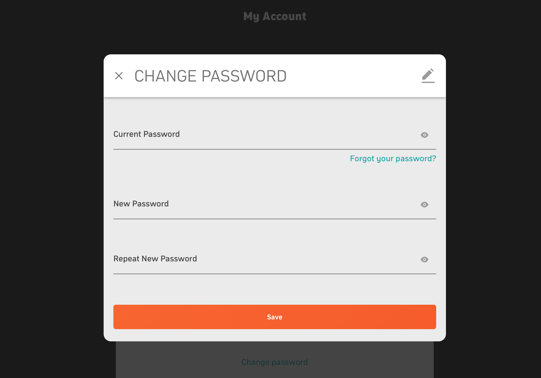 Change password – Zattoo Support